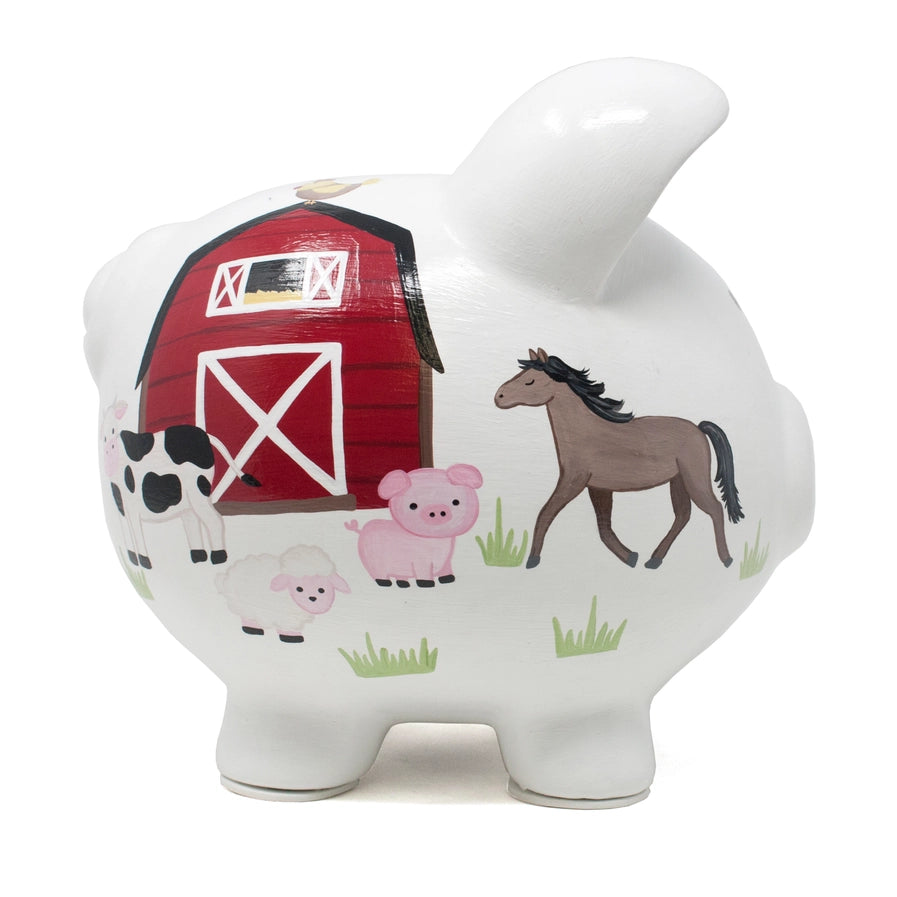 Barnyard Piggy Bank | Crown and Iris