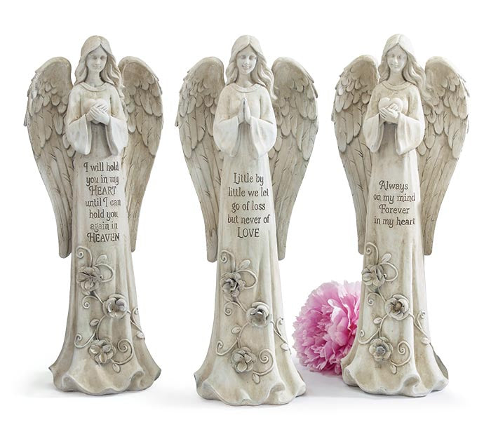 Angel Praying Hand- Assorted Messages | Crown and Iris