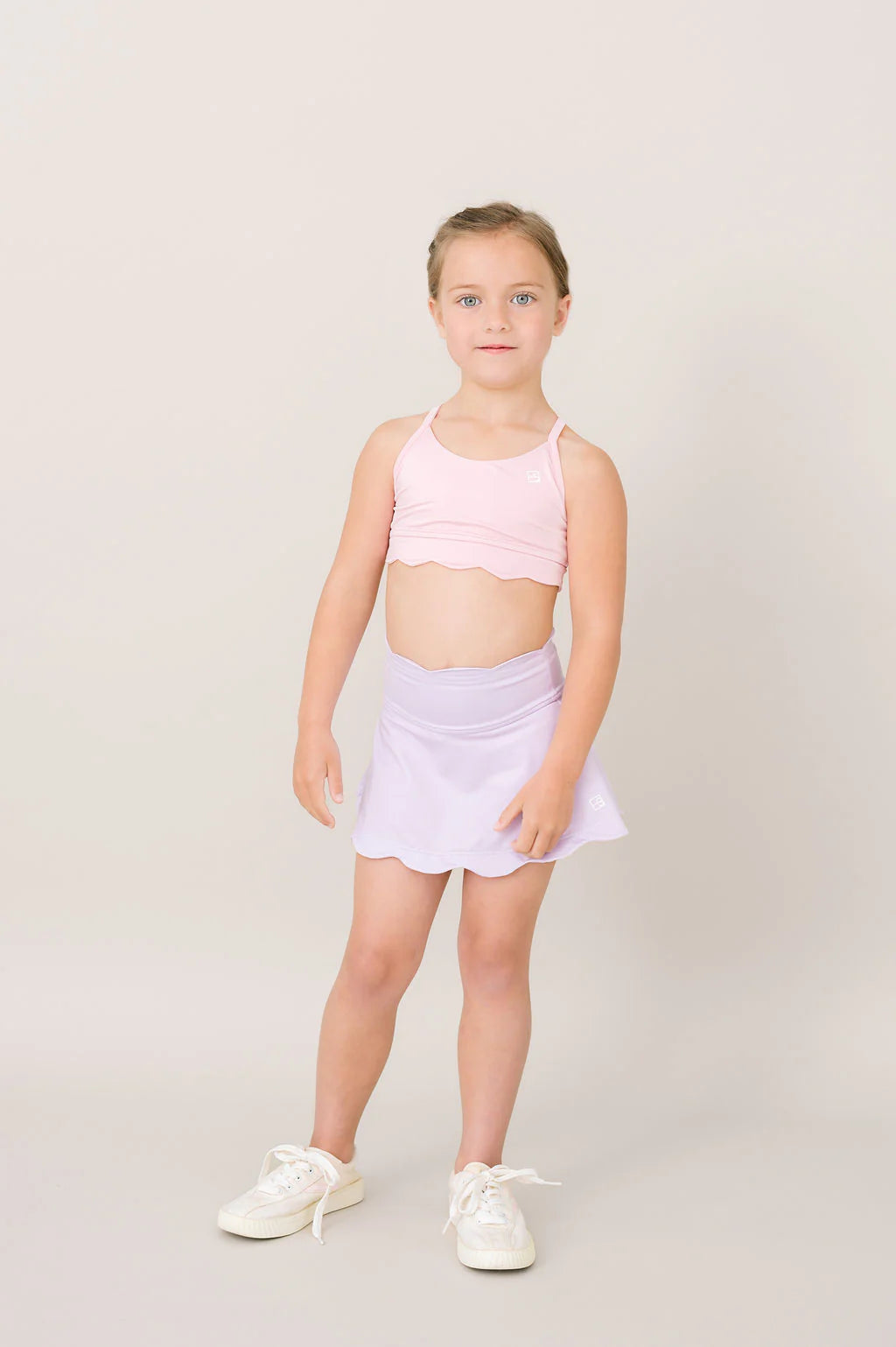 Zoe Scallop Skort - Assorted | Crown and Iris